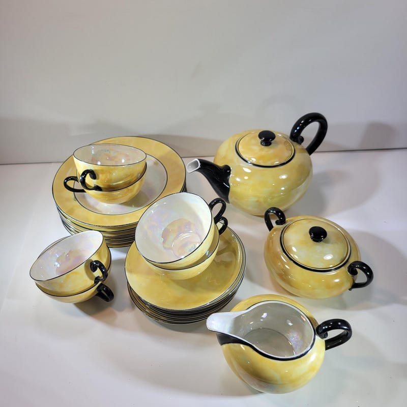 Lusterware Tea Set - Etsy