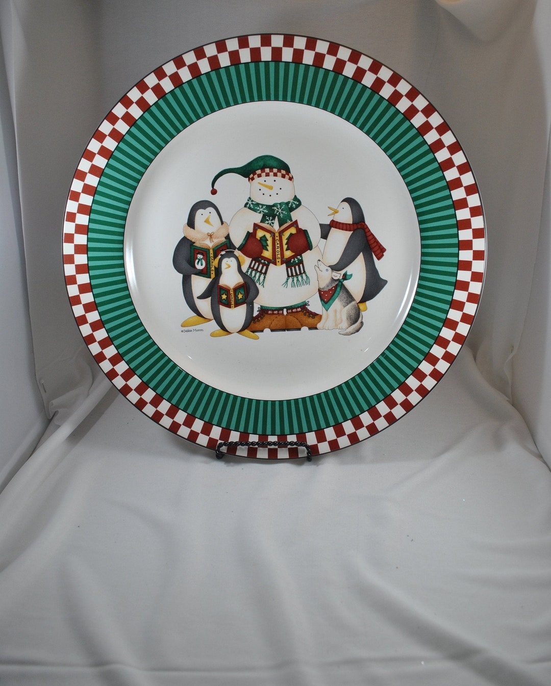 Debbie Mumm Winter Follies Platter, Sakura, Christmas Serving Dish ...