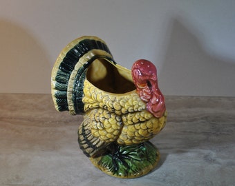 Ceramic Turkey Planter - Etsy