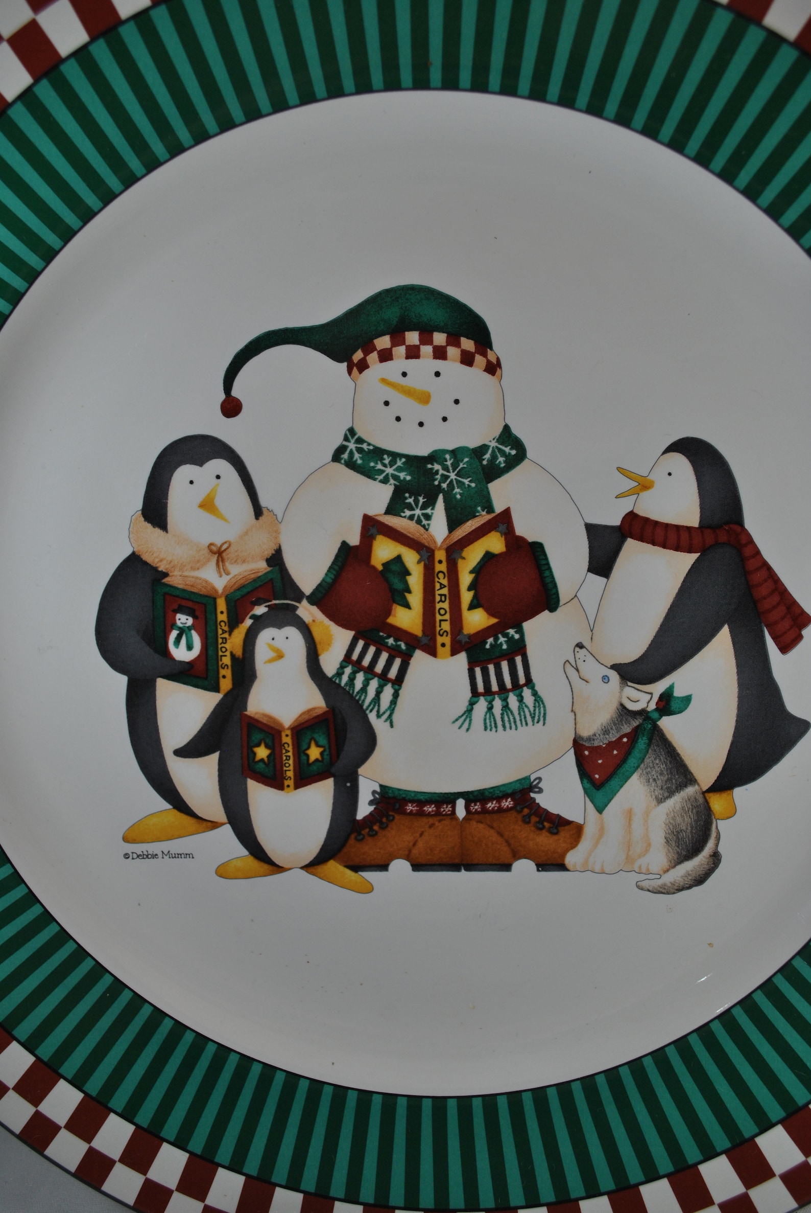Debbie Mumm Winter Follies Platter, Sakura, Christmas Serving Dish ...