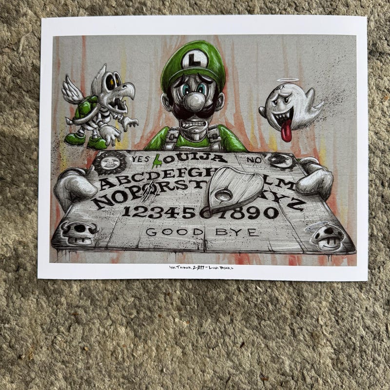 Luigi Board - Etsy