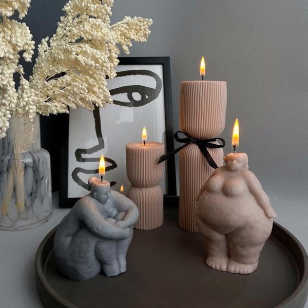Female Body Candle - Etsy