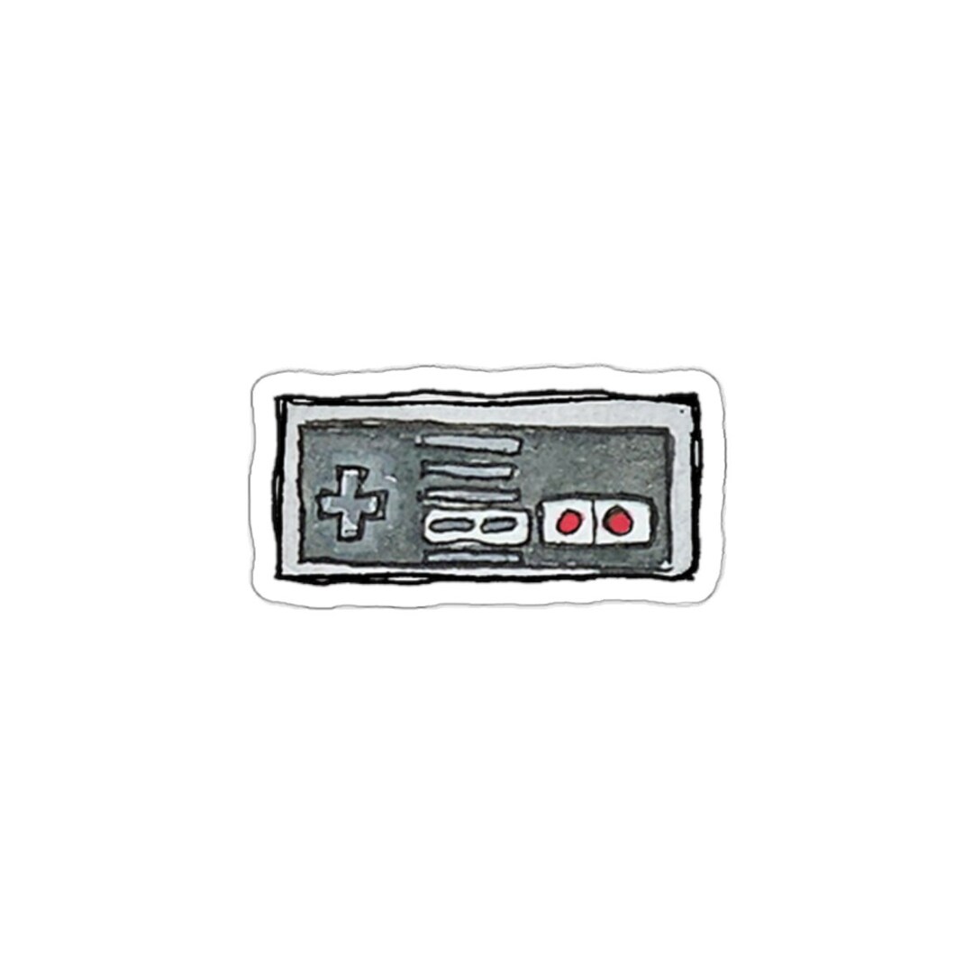 Nintendo Controller Sticker Game Controller Kiss-cut Sticker Nintendo ...