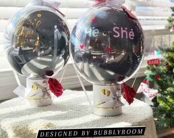 He or She Pop to See Balloon - Etsy