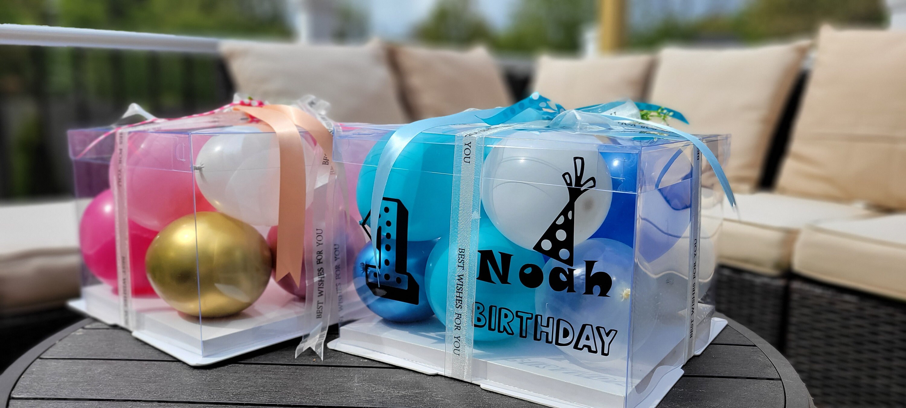 - Personalization message balloon box for decoration Proposal ...