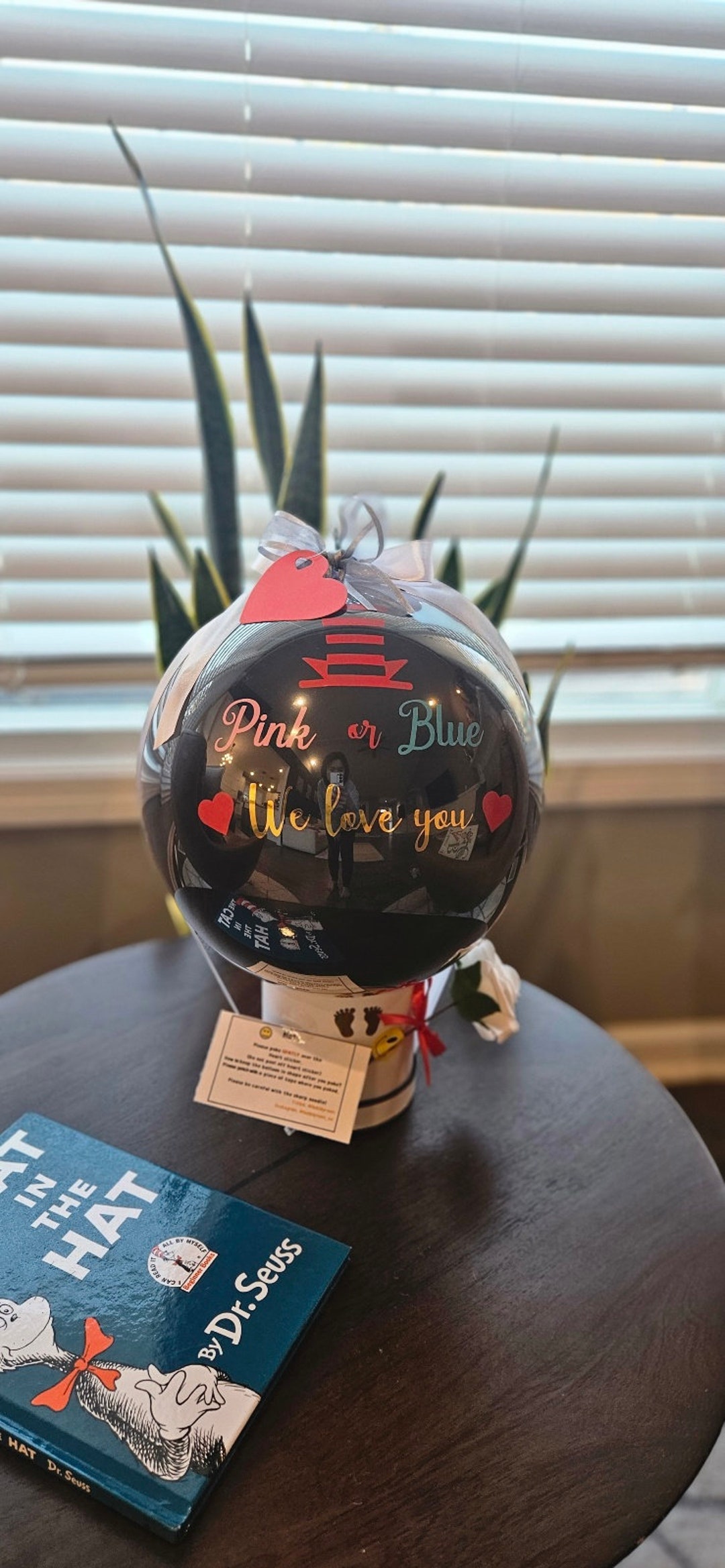 Made to Order! | Dr.seuss No Mess Geder Reveal Balloon | READY TO POP ...