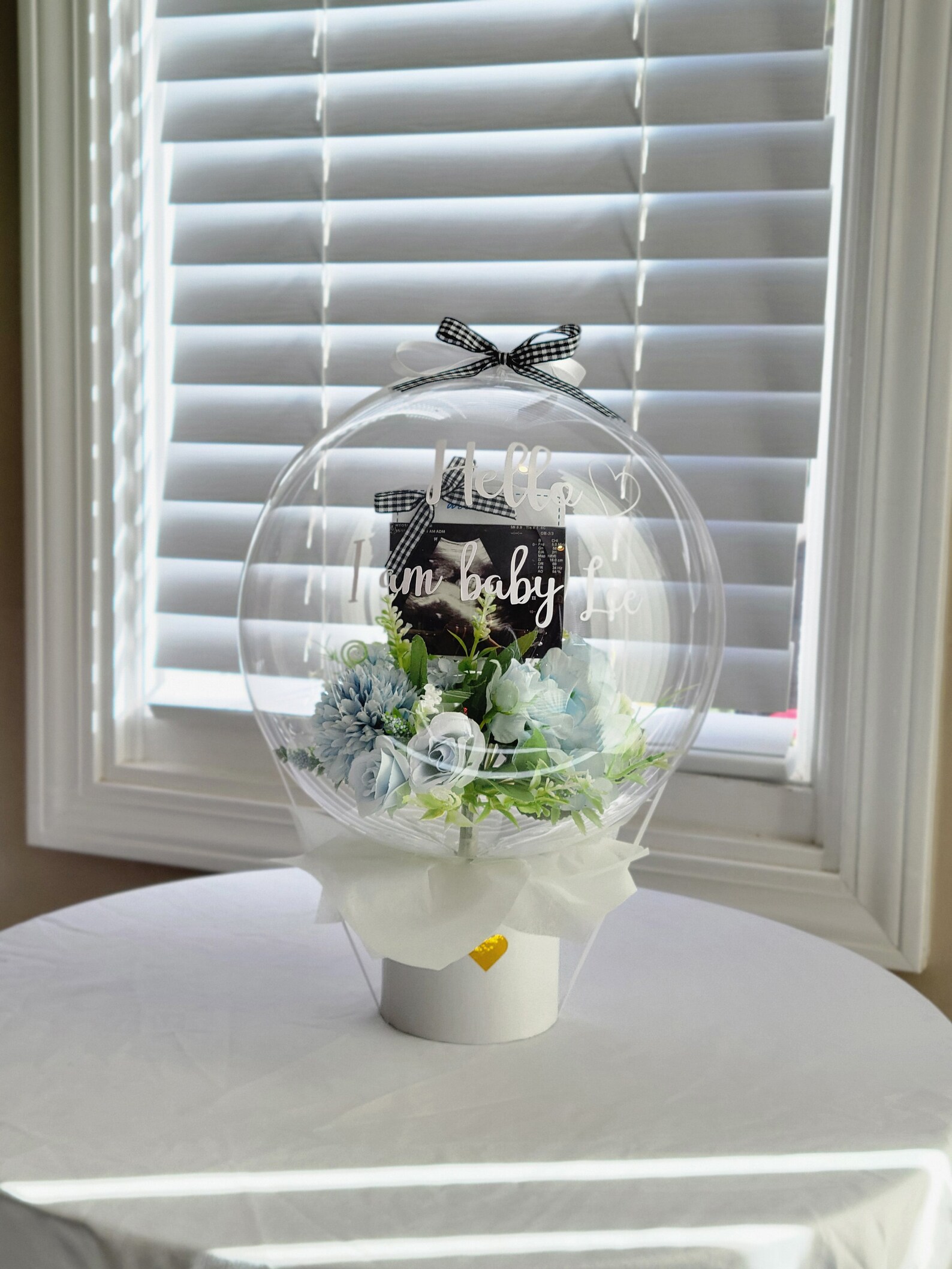 Pregnancy Announcement Photo Balloon personalized Pregnancy - Etsy