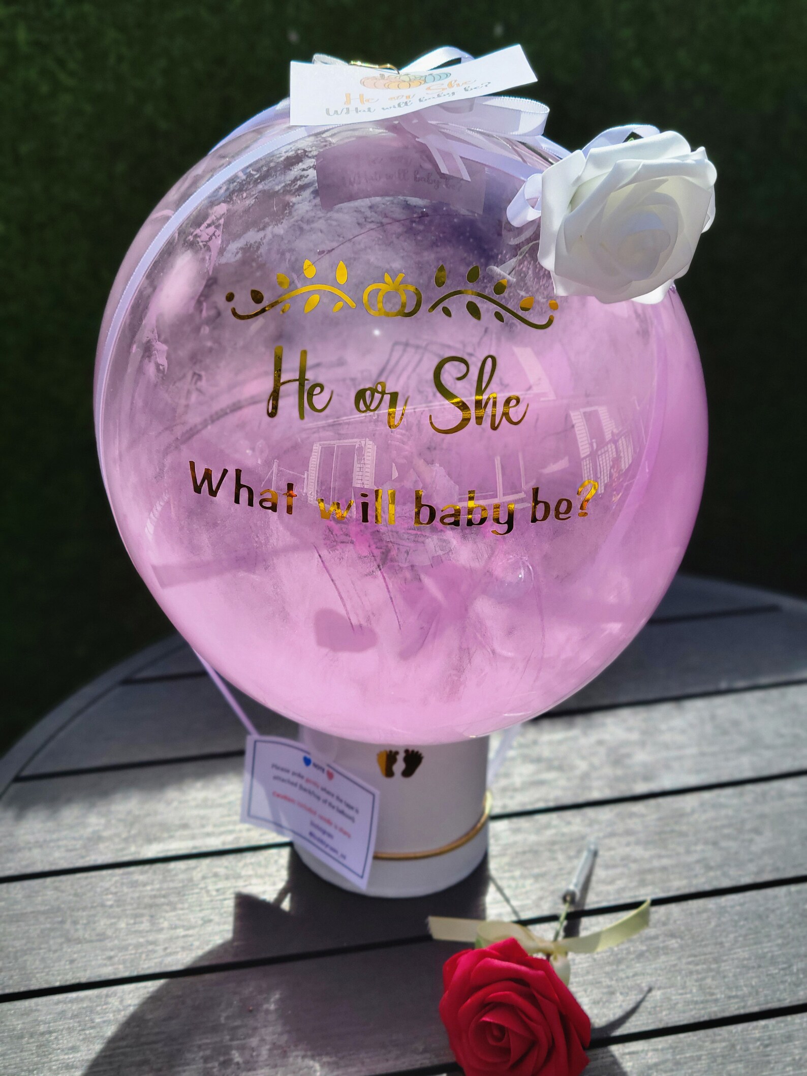 He or She Fall Theme What Will It Be Pop to See he or - Etsy