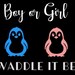 Penguin Waddle It Be Penguin Waddle Theme Indoor No Mess Gender Reveal ...