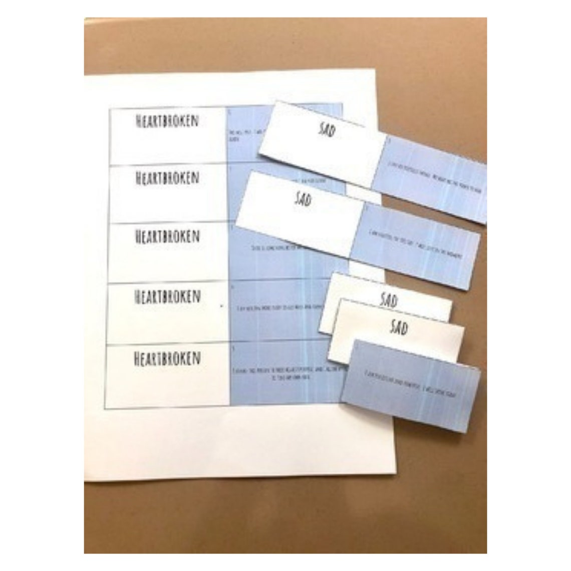 Bulletin Board Kit for Mental Health Support Calming Mantras | Etsy