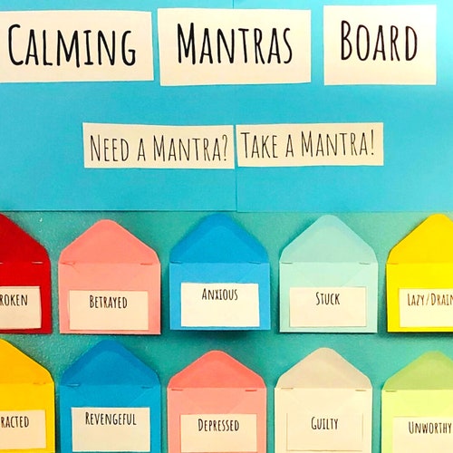 Retro Groovy Classroom Decor Mental Health Bulletin Board - Etsy