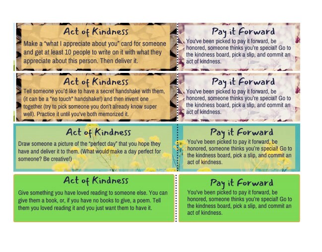 Bulletin Board Kit | Random Acts of Kindness Board | Interactive ...