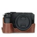 Nikon Z30 Leather Camera Case Half Body - Black/brown + Strap - Genuine ...
