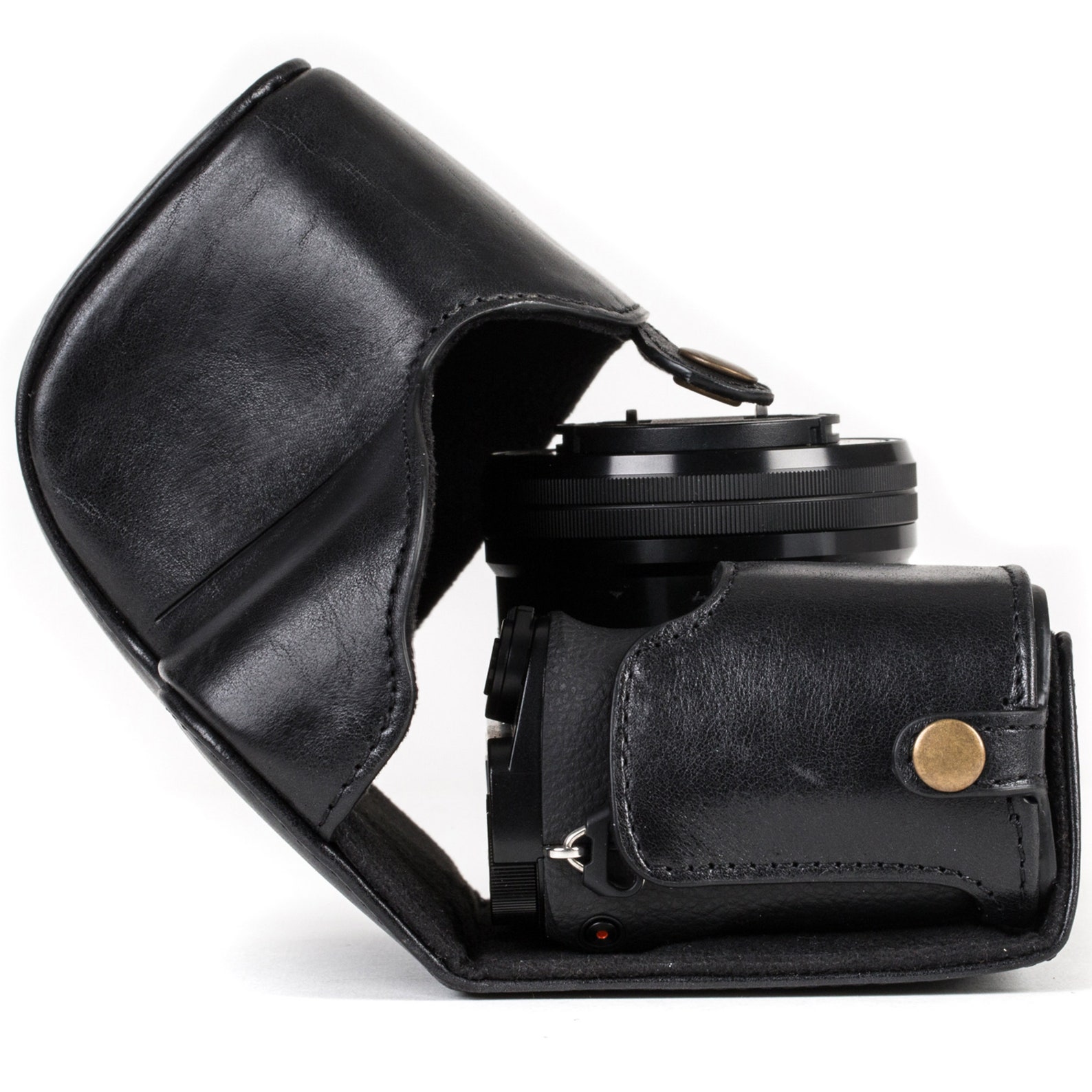 Leather Camera Case & Strap for Sony Alpha A6300 A6000 | Personalised ...