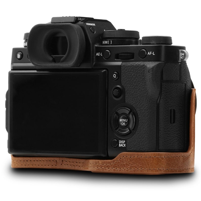 Fine Leather Camera Half Case & Strap Compatible With Fujifilm - Etsy