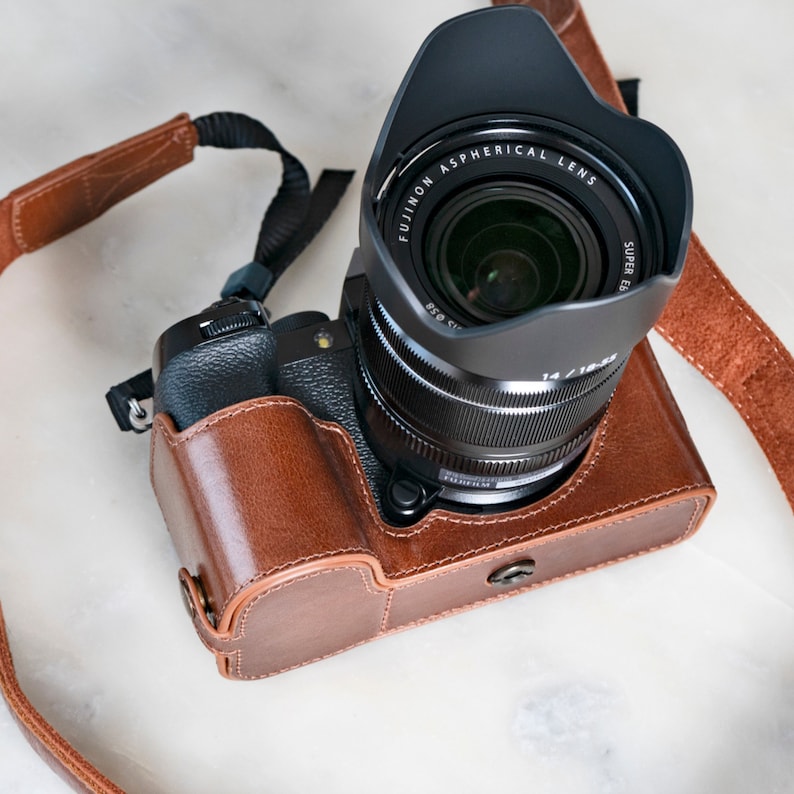 DSLR Hand Crafted Fujifilm X-S10 Half Camera Case, Compact High Quality ...