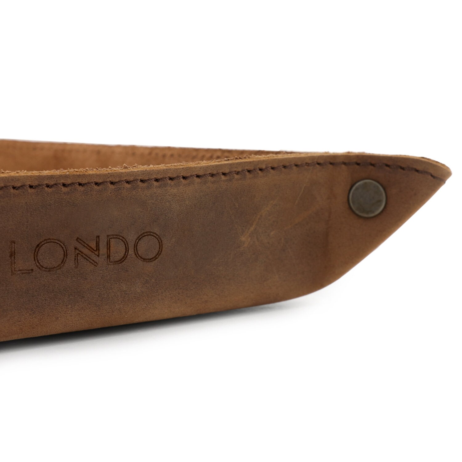 Personalized Top Grain Leather Catch All Tray Valet Tray | Etsy