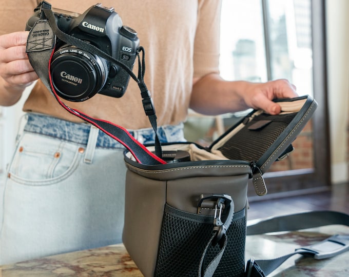 Leather Camera Bag - Etsy