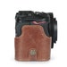 Nikon Z30 Leather Camera Case Half Body - Black/brown + Strap - Genuine ...