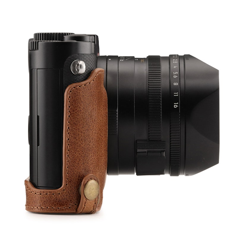 Genuine Leather Camera Half Case and Strap | Milestone Graduation Gift ...