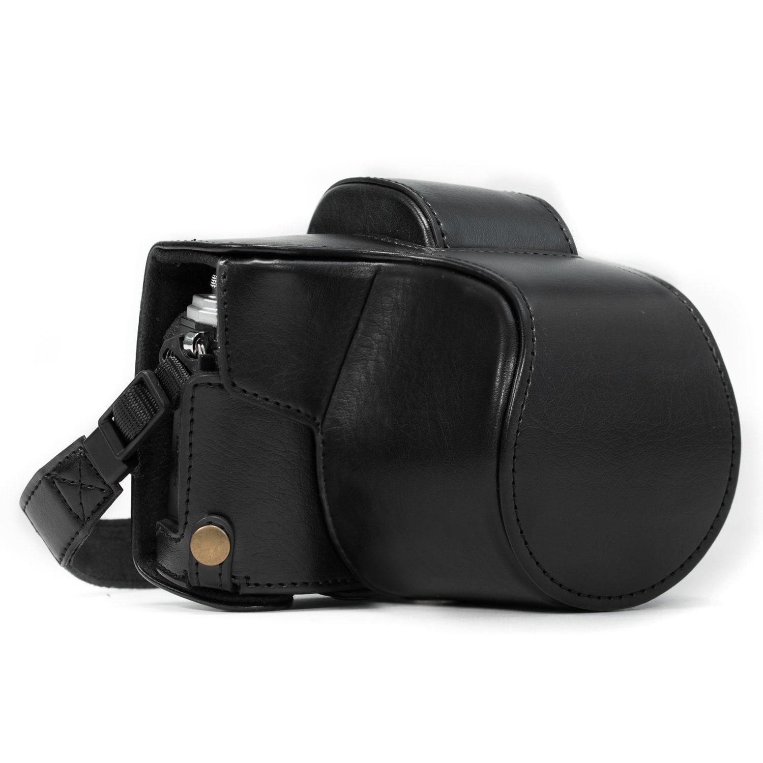 PU Leather Camera Case for Olympus OM-D E-M10 Mark II, E-M10 (14-42mm ...