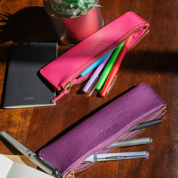 Small Slim Pencil Case - Etsy