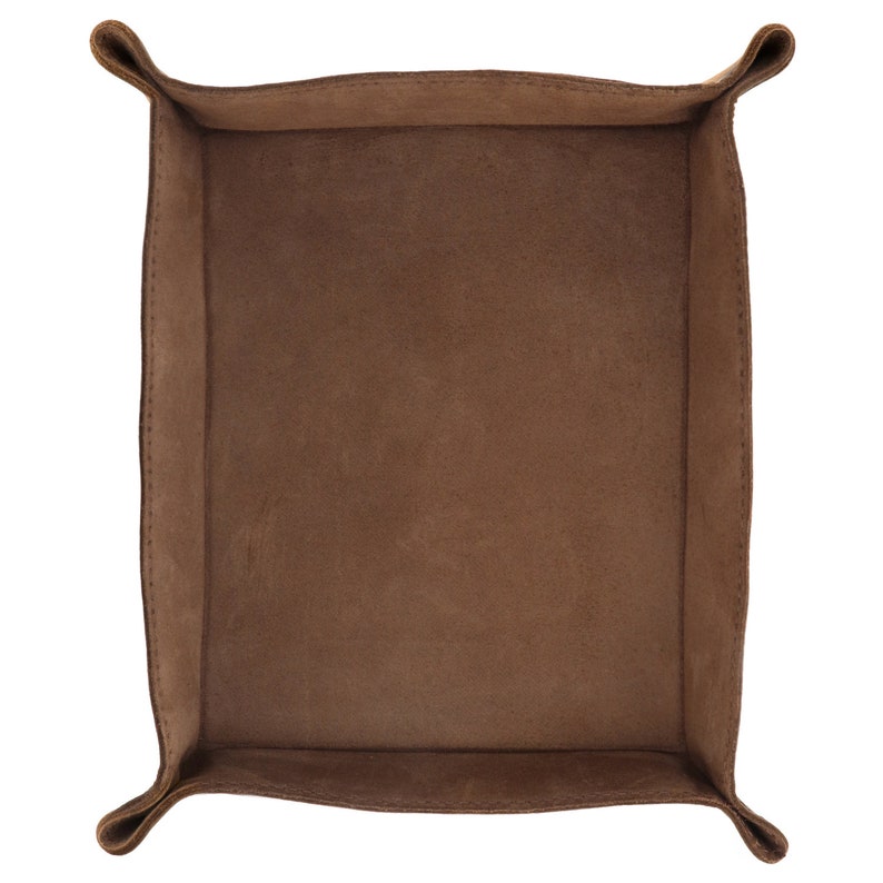 Personalized Top Grain Leather Catch All Tray Valet Tray | Etsy