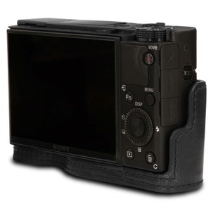 Leather Camera Case & Strap Compatible With Sony Cyber-shot DSC-RX100 ...