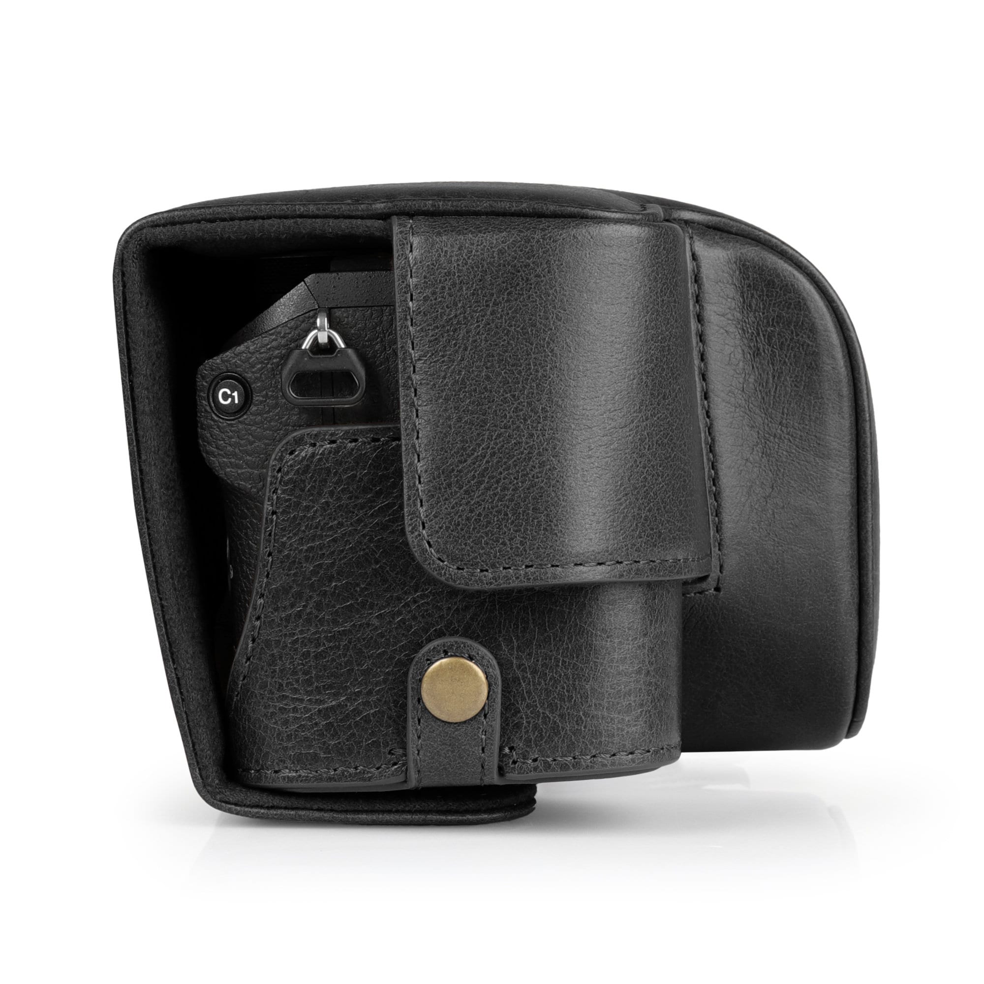 Fine Leather Camera Case & Strap Compatible With Sony Alpha A6700 (16 ...