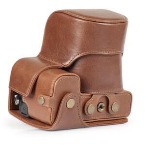 Fujifilm-x-s20 (18-55 Mm Lens) Genuine Leather Camera Case With Battery ...