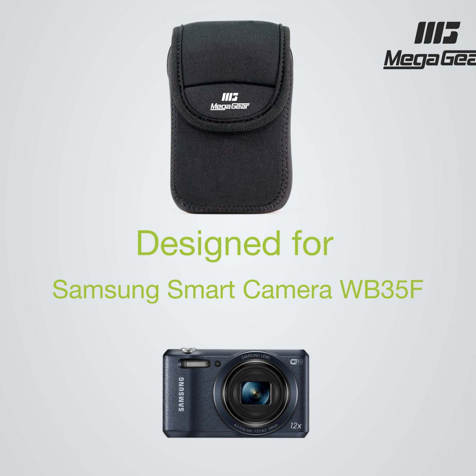 Samsung WB35F, WB350F Neoprene Camera Case, Soft Ultra Light Maximum ...