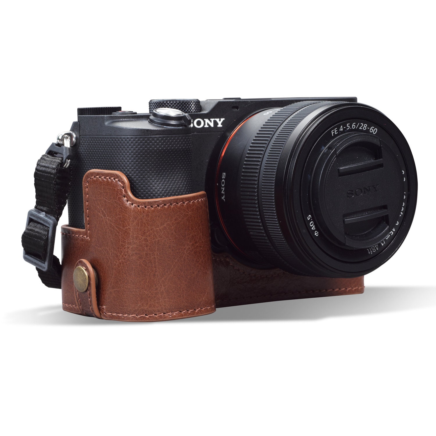 Leather Camera Case for Sony A7c | Handcrafted Half Case | Graduation ...