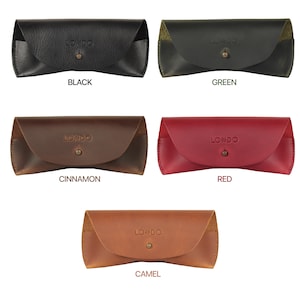 Glasses Case Top Grain Leather, Hand Crafted Eyeglasses Case ...