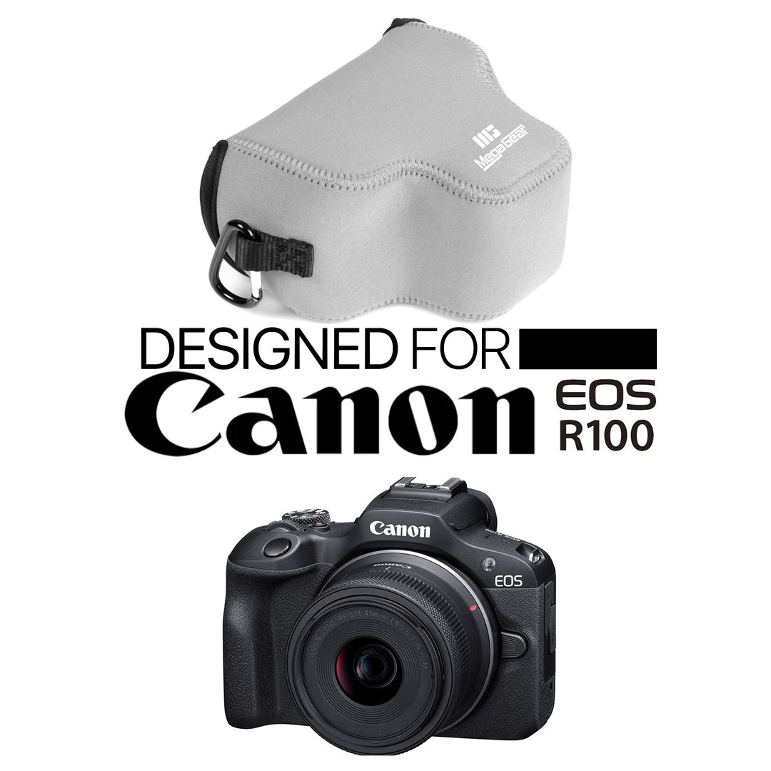 Canon EOS R100 (18-45mm) Ultra Light Neoprene Camera Case - Black ...