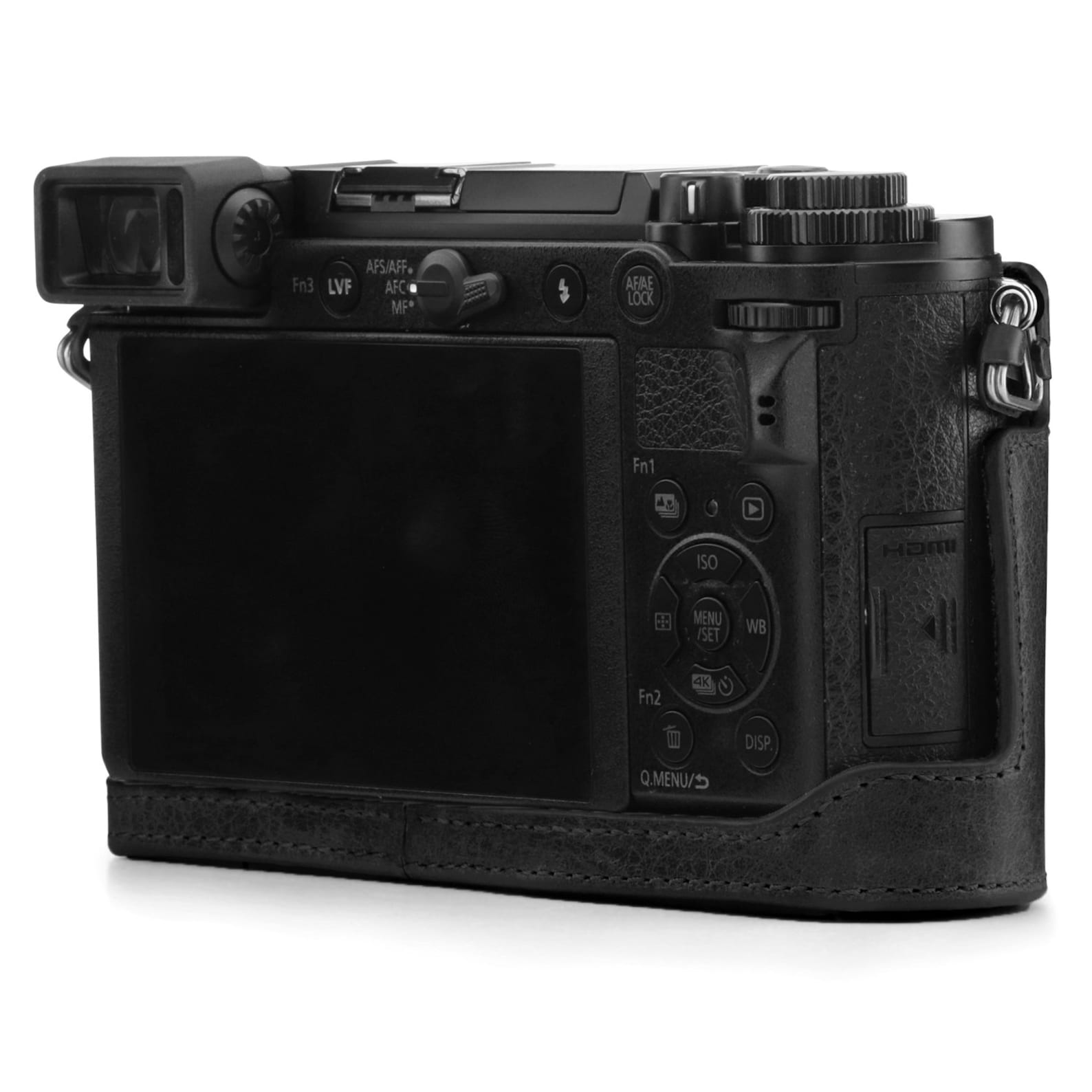 Camera Half Case Genuine Leather for Panasonic Lumix DC-GX9 ...