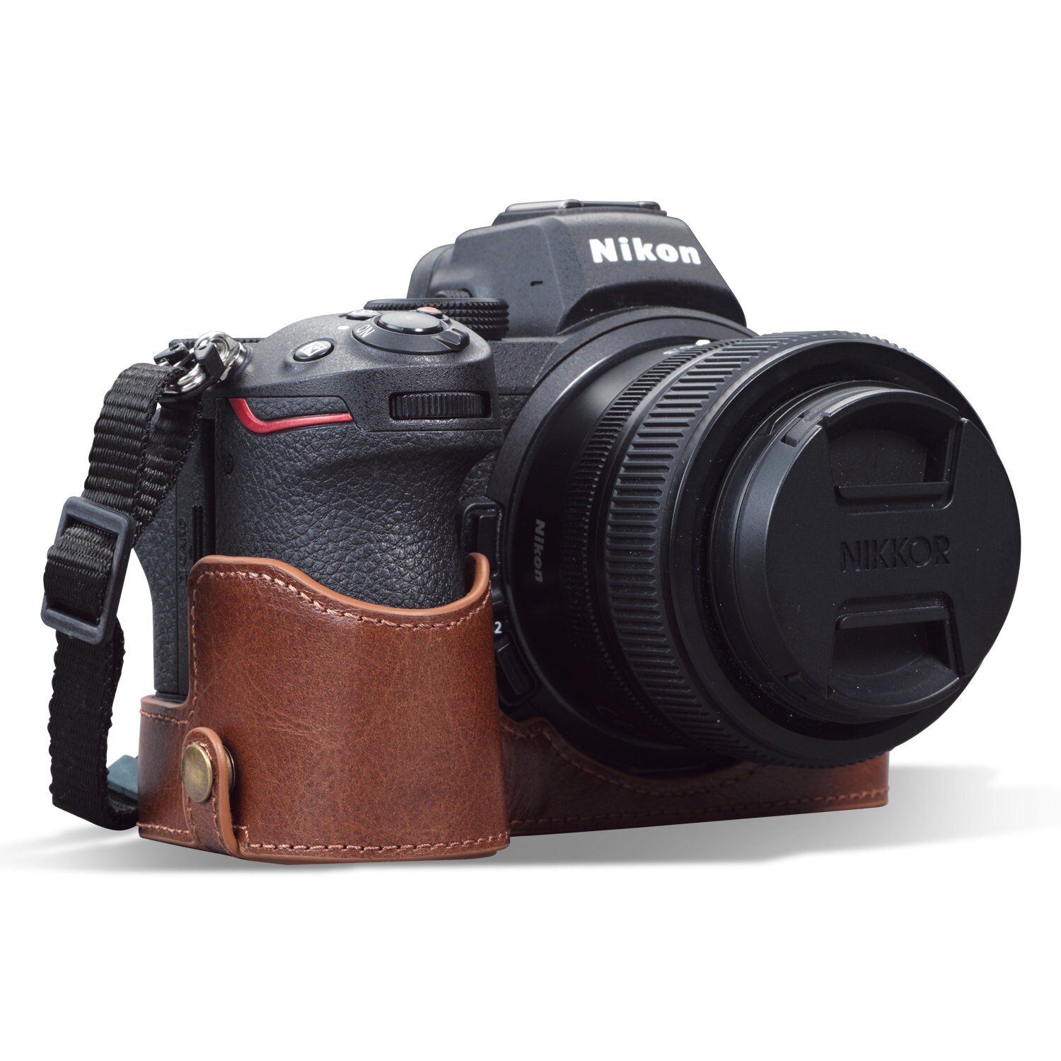 Nikon Z5 Hand Crafted Half Camera Case, Top Grain Leather Compact ...