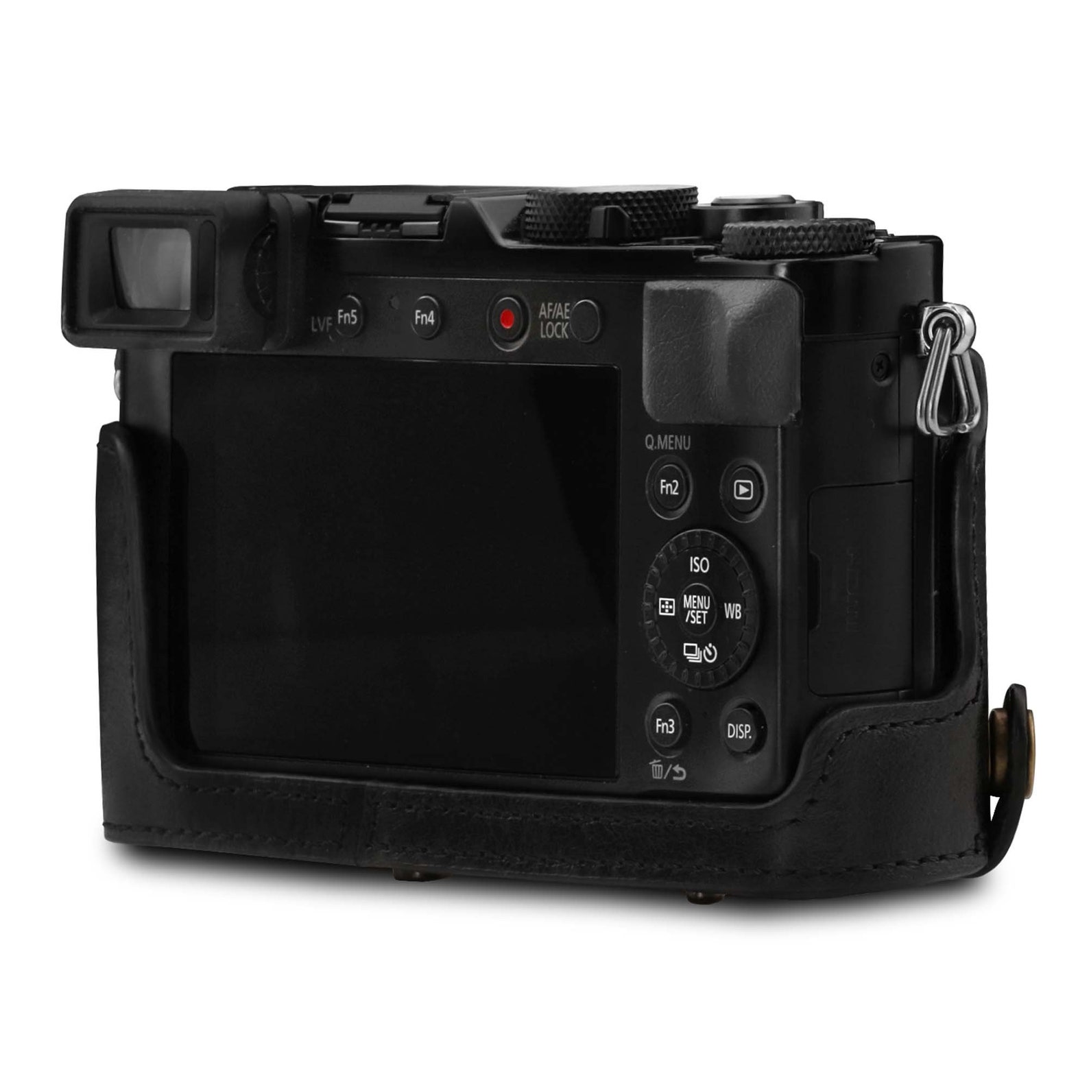 Fine Leather Camera Case & Strap Compatible With Panasonic Lumix DC ...