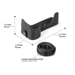 Sony Alpha 7c II, A7C II DSLR Hand Crafted Half Camera Case, Compact ...