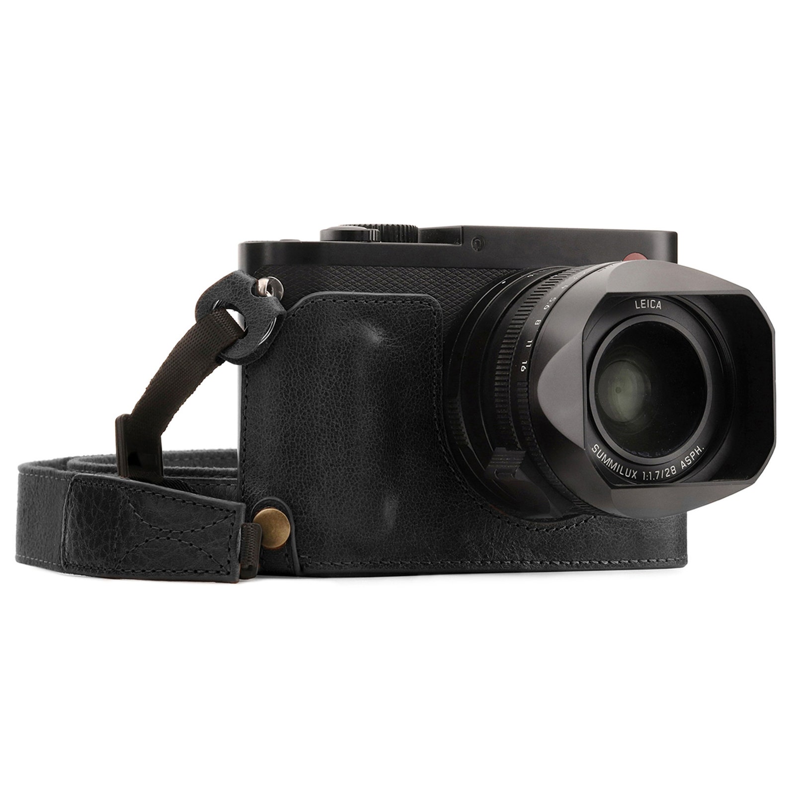 Genuine Leather Camera Half Case and Strap | Milestone Graduation Gift ...
