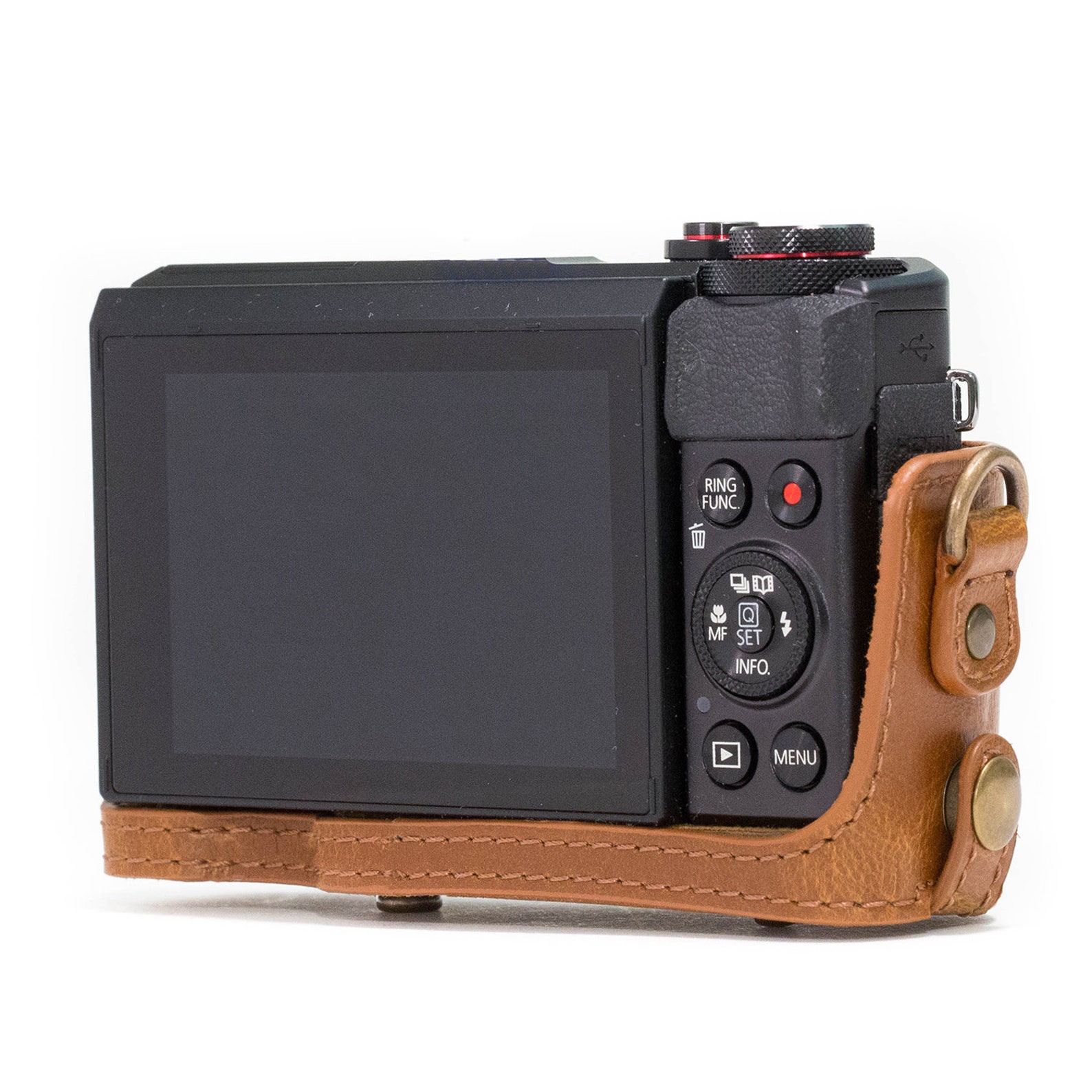 Canon Powershot G7X Mark II Ever Ready Leather Camera Case, Camera Case ...