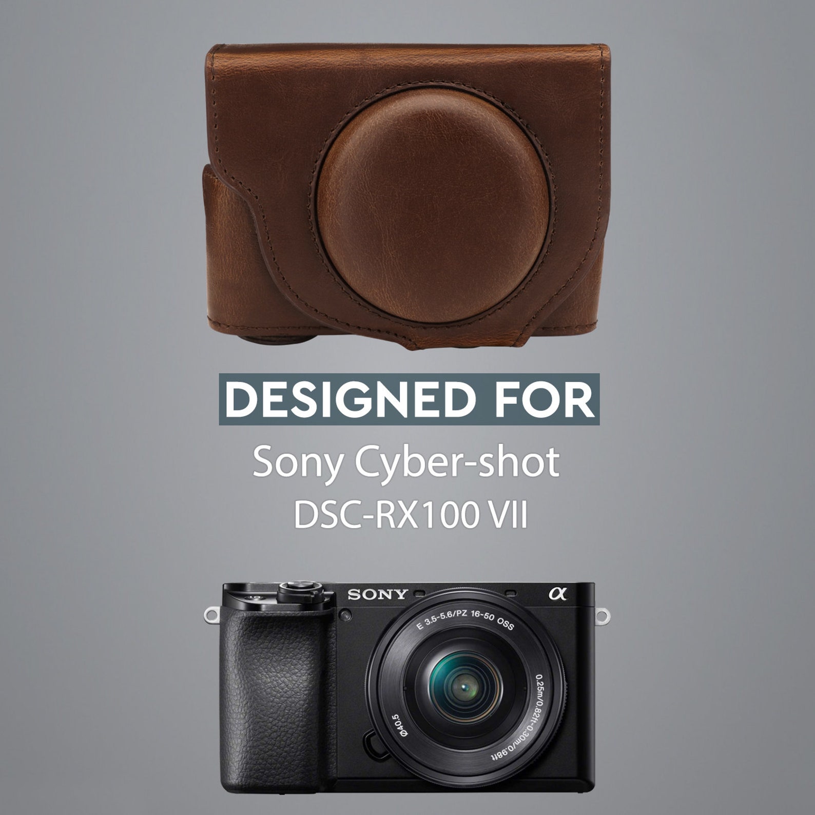 PU Leather Camera Case With Battery Access | Sony Cyber-shot DSC-RX100 ...