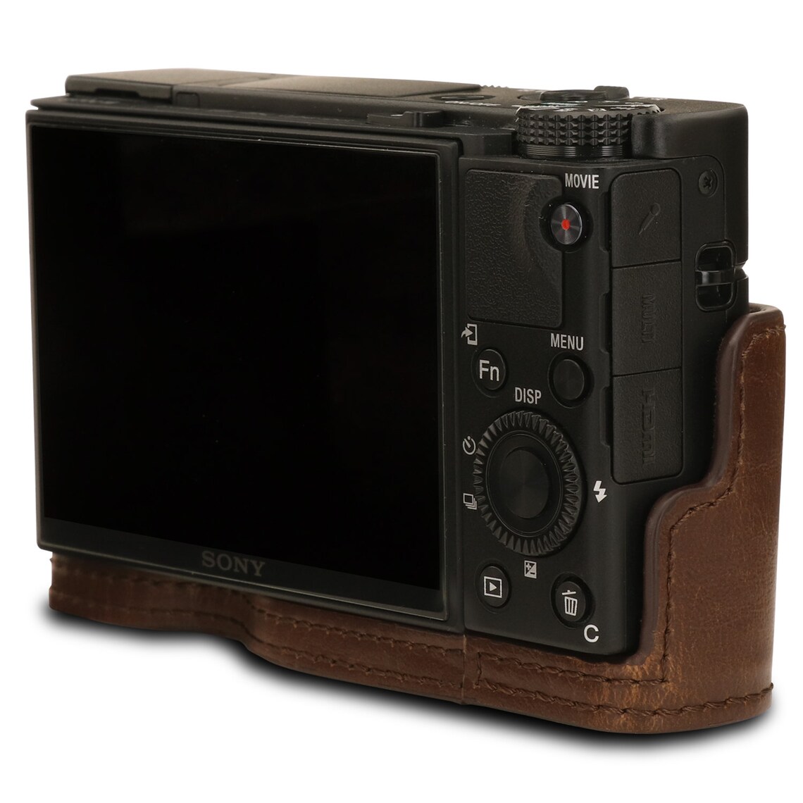 PU Leather Camera Case With Battery Access | Sony Cyber-shot DSC-RX100 ...