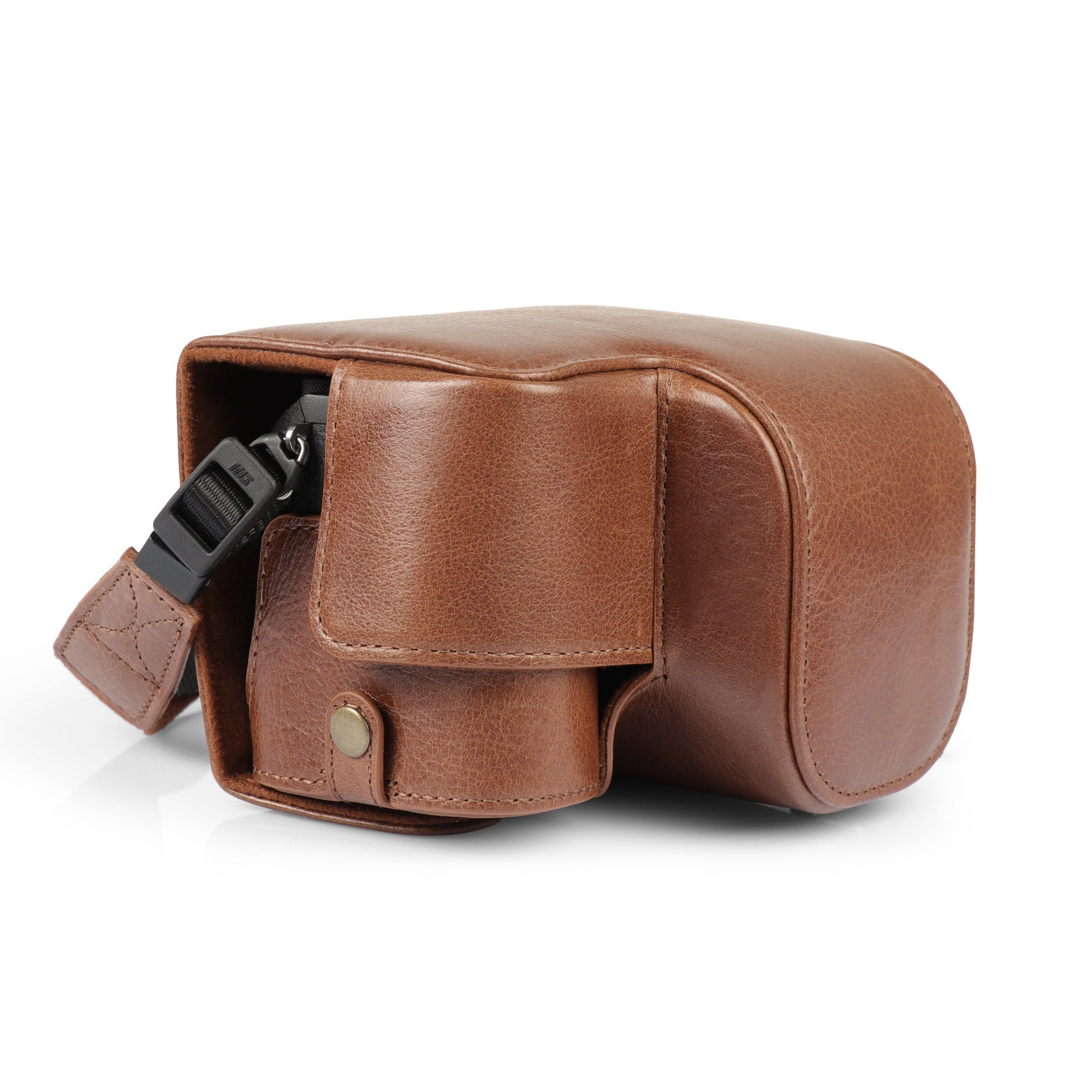 Fine Leather Camera Case & Strap Compatible With Sony Alpha A6700 (16 ...