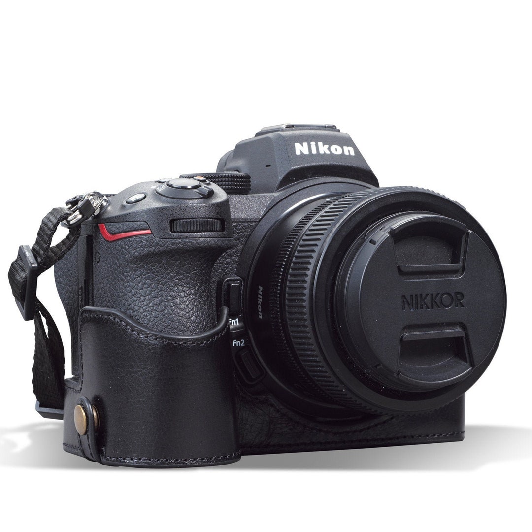 Nikon Z5 Hand Crafted Half Camera Case, Top Grain Leather Compact ...