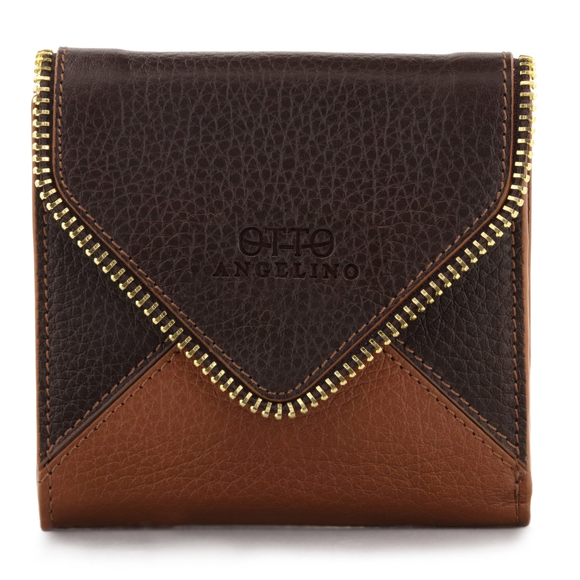 Hand Crafted Top Grain Leather Envelope Wallet with Zippered | Etsy