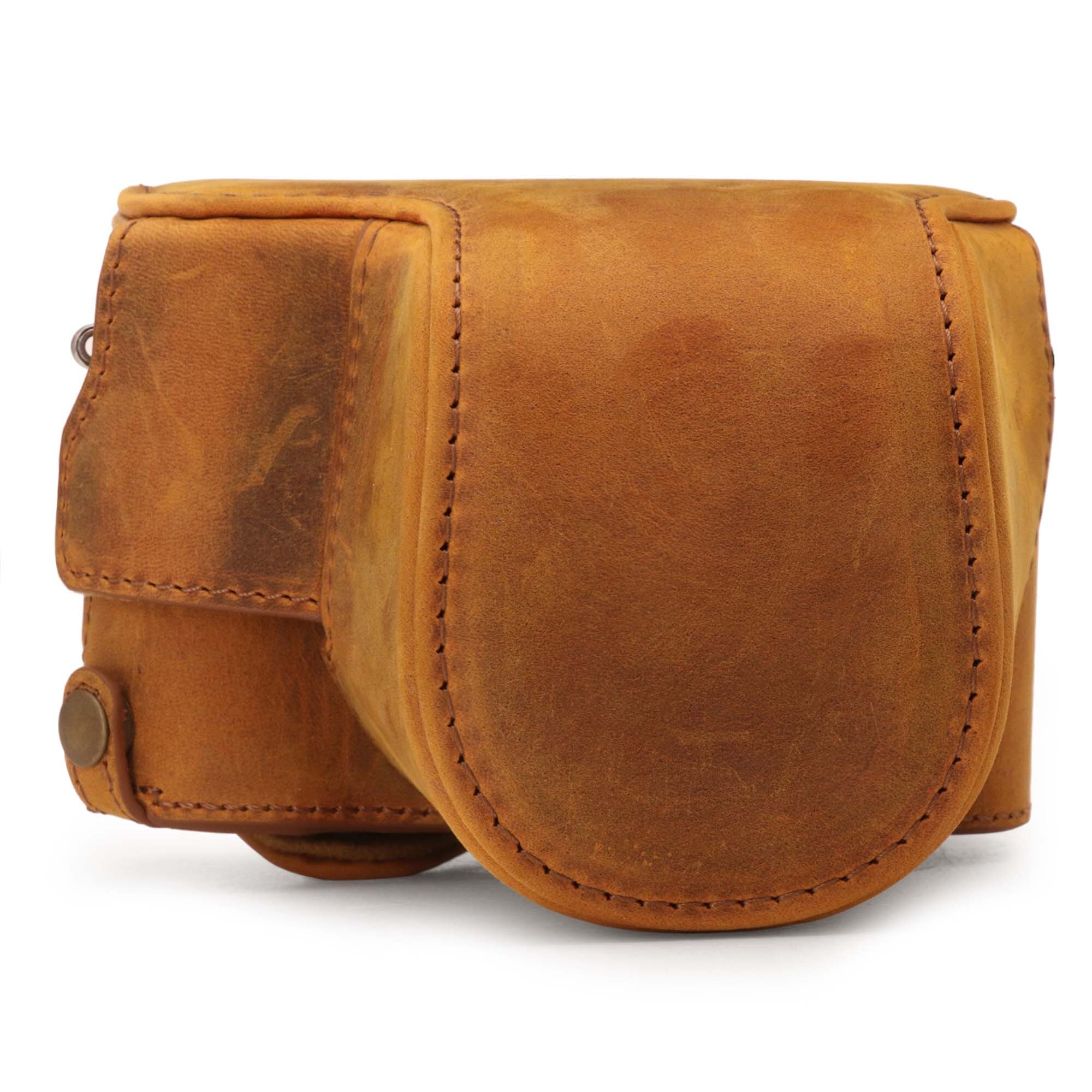 Fine Leather Camera Case & Strap Compatible With Leica D-lux 7, D-lux 8 ...