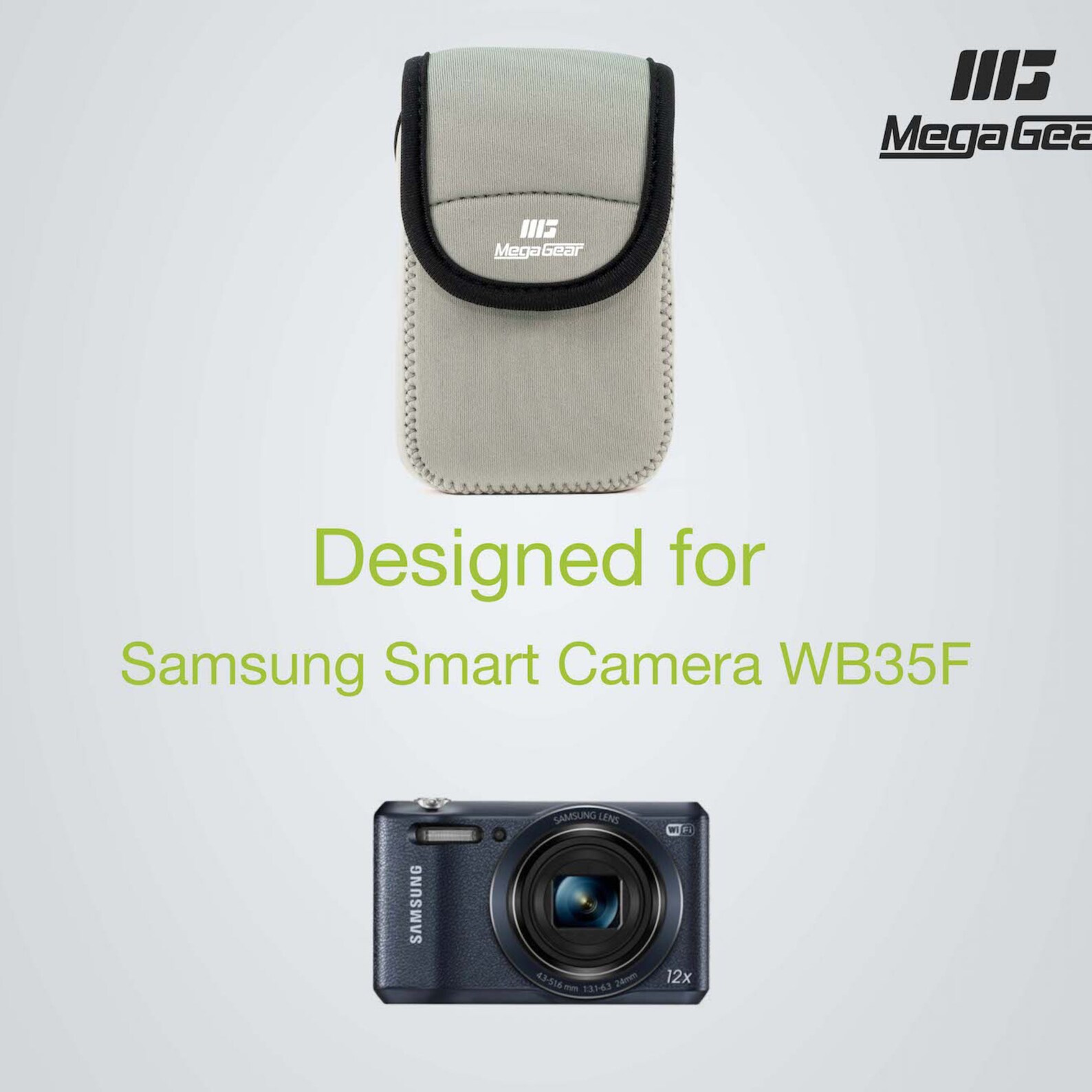 Samsung WB35F, WB350F Neoprene Camera Case, Soft Ultra Light Maximum ...