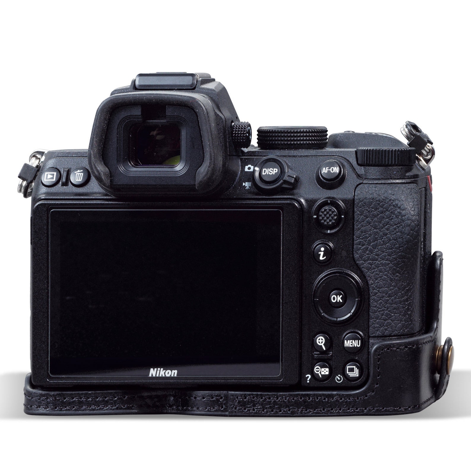 Nikon Z5 Hand Crafted Half Camera Case, Top Grain Leather Compact ...