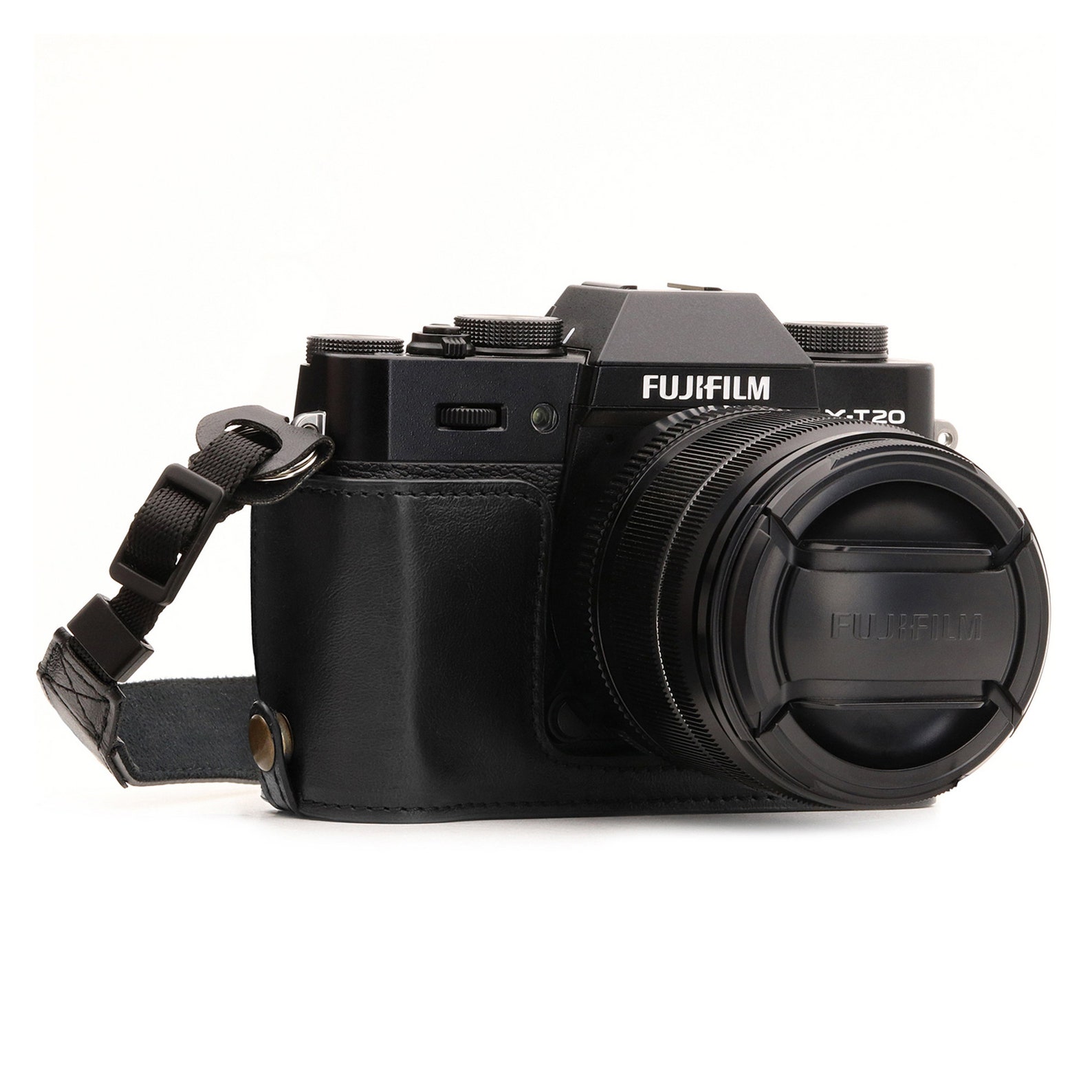 Leather Camera Half Case & Strap Compatible With Fujifilm - Etsy