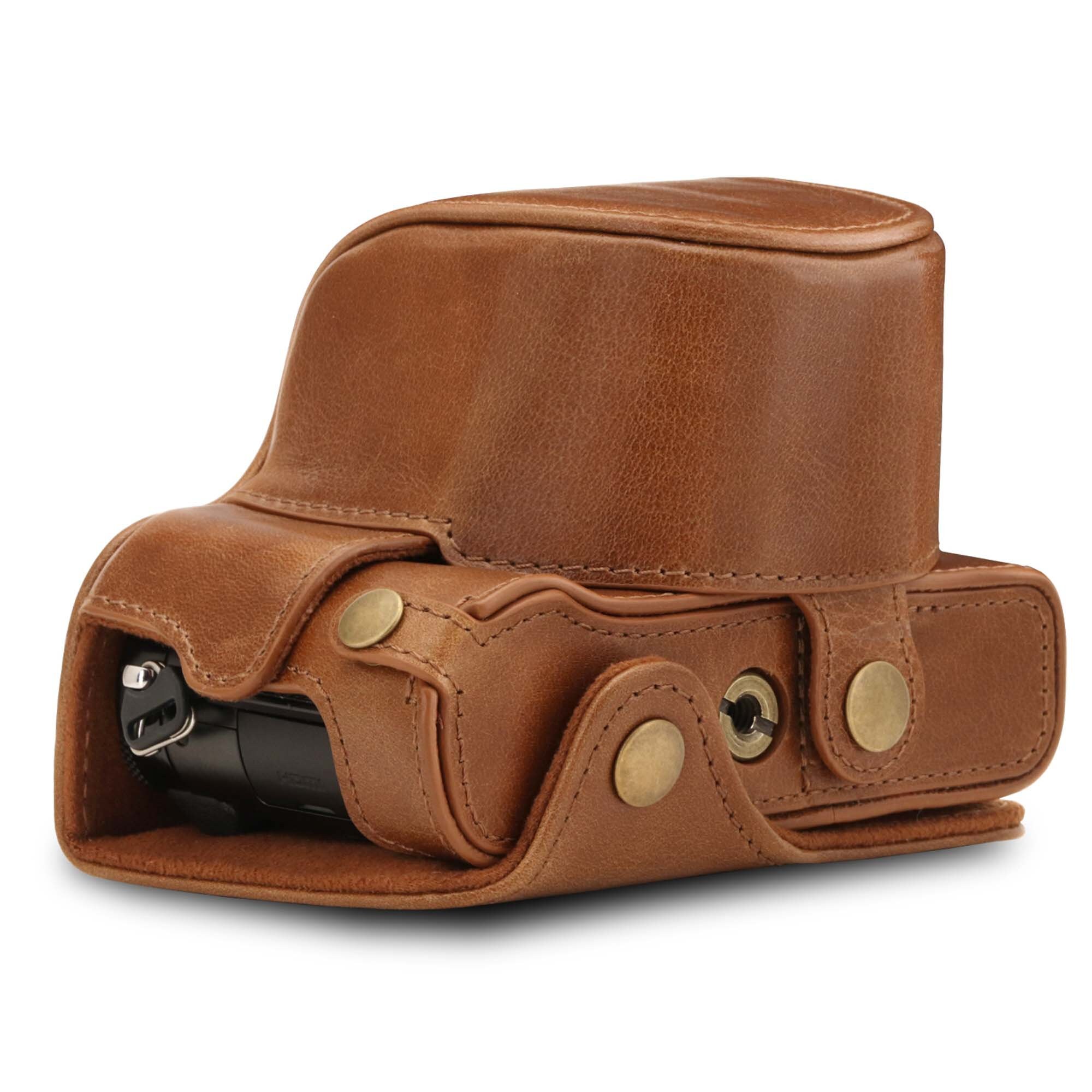 Fine Leather Camera Case & Strap Compatible with Panasonic | Etsy